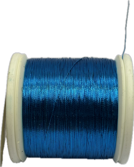 Gudebrod HT Metallic Nylon Thread - Size A - Blue 9050 (100 Yard Spool ...