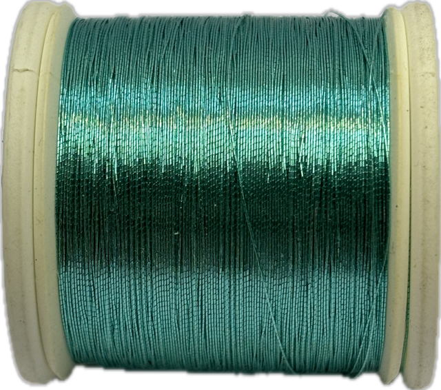 Gudebrod HT Metallic Nylon Thread - Size A - Aqua 9270 (100 Yard Spool ...